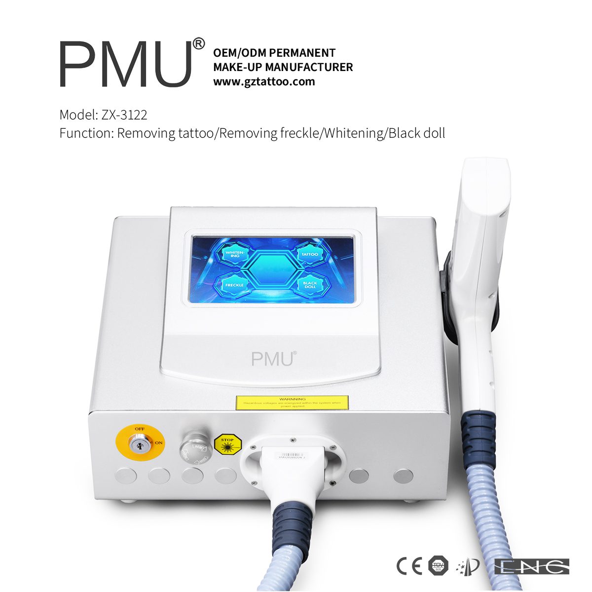 PMU ZX-3122 Multifunctional Tattoo Laser Removal Machine - PMU ...